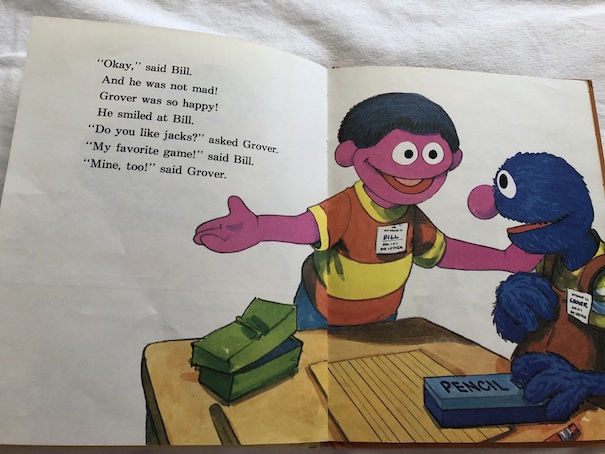 Grover Goes to School – Jestress's Forgotten Books and Stories
