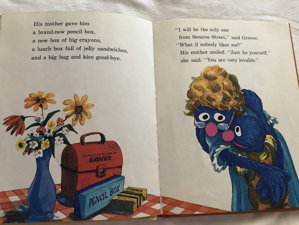 Grover Goes to School – Jestress's Forgotten Books and Stories