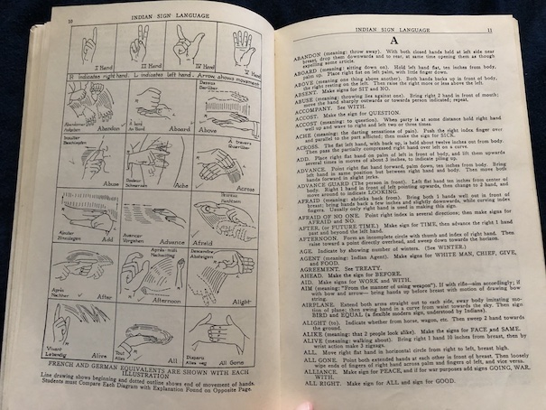 Indian Sign Language – Jestress's Forgotten Books and Stories