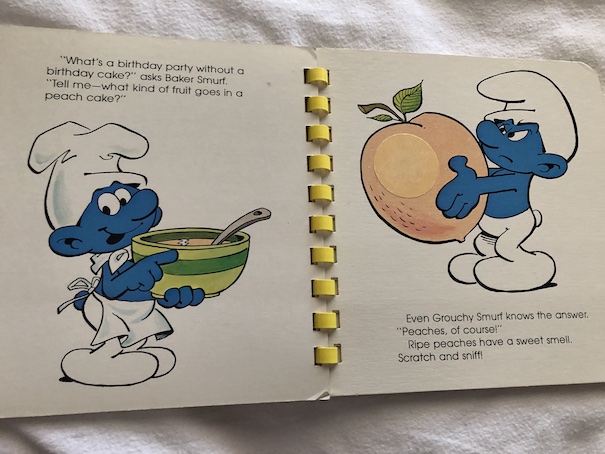 Baker Smurf’s Sniffy Book – Jestress's Forgotten Books and Stories