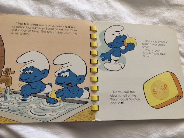 Baker Smurf’s Sniffy Book – Jestress's Forgotten Books and Stories