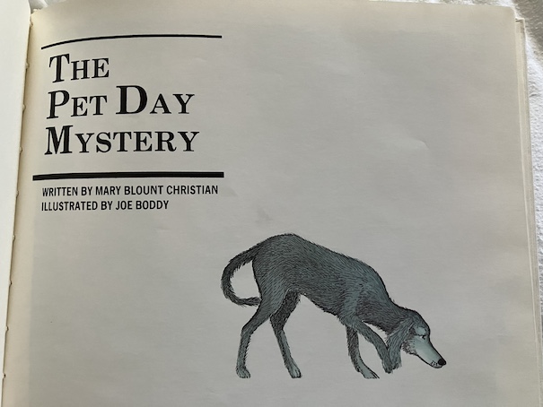 The Pet Day Mystery – Jestress's Forgotten Books and Stories