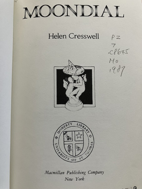 Moondial – Jestress's Forgotten Books and Stories